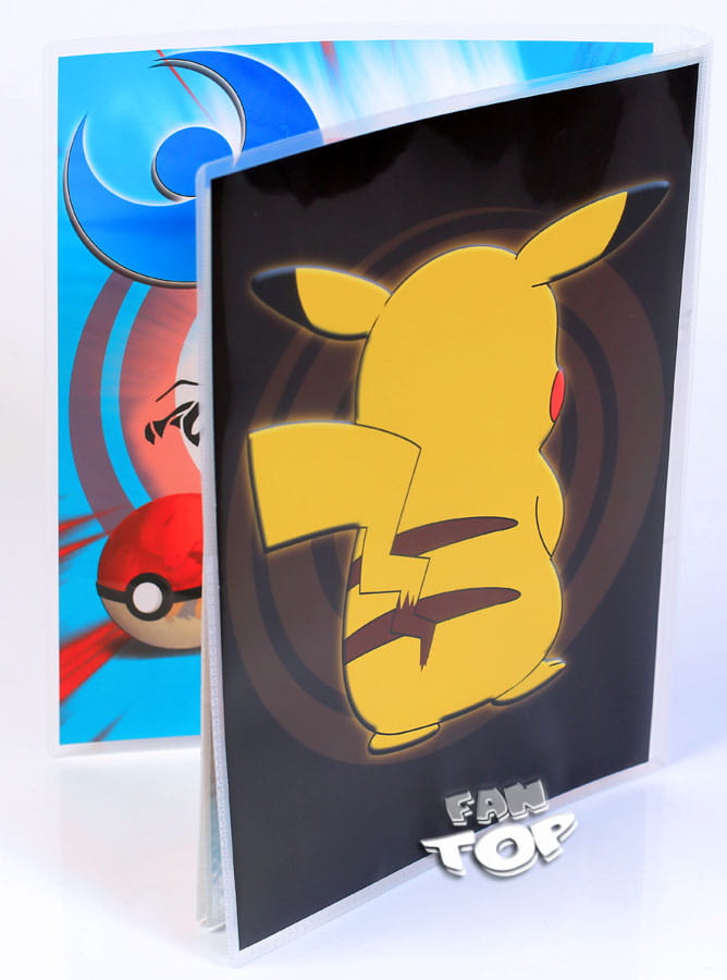Album klaser A4 na 540 karty POKEMON Pikachu czarny fantop.pl